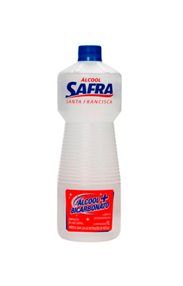 Álcool + Bicarbonato Safra - 1L - Álcool Safra
